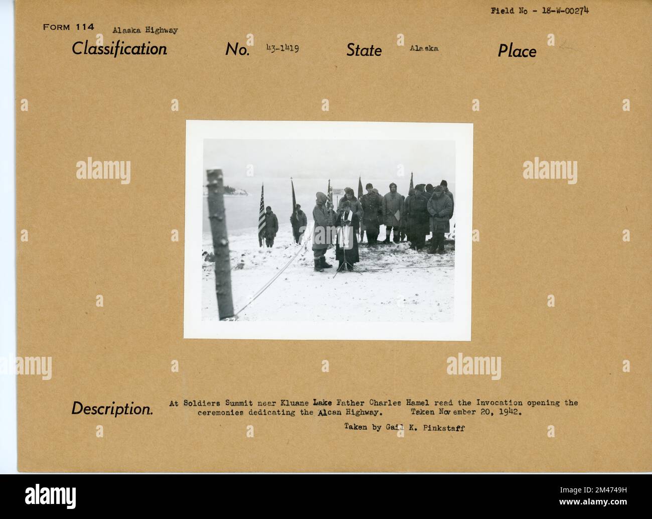 At Soldiers Summit near Kluane Lake. Original caption: At Soldiers ...