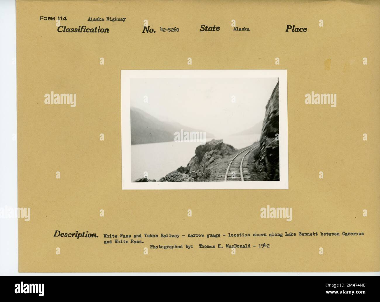 White Pass and Yukon Railway. Original caption: White Pass and Yukon ...
