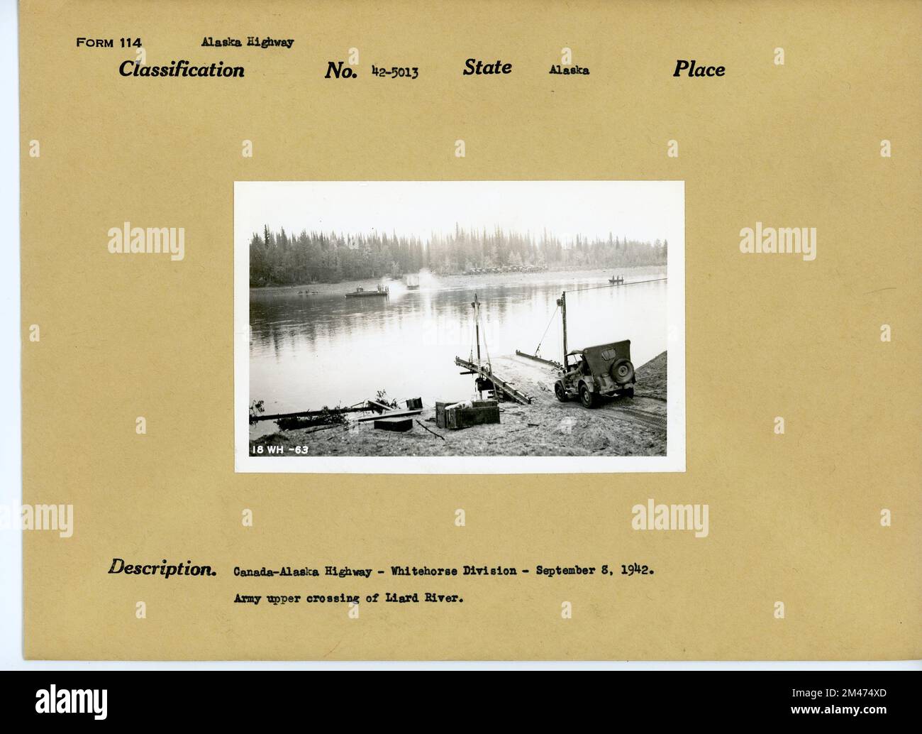 Liard river crossing hi-res stock photography and images - Alamy