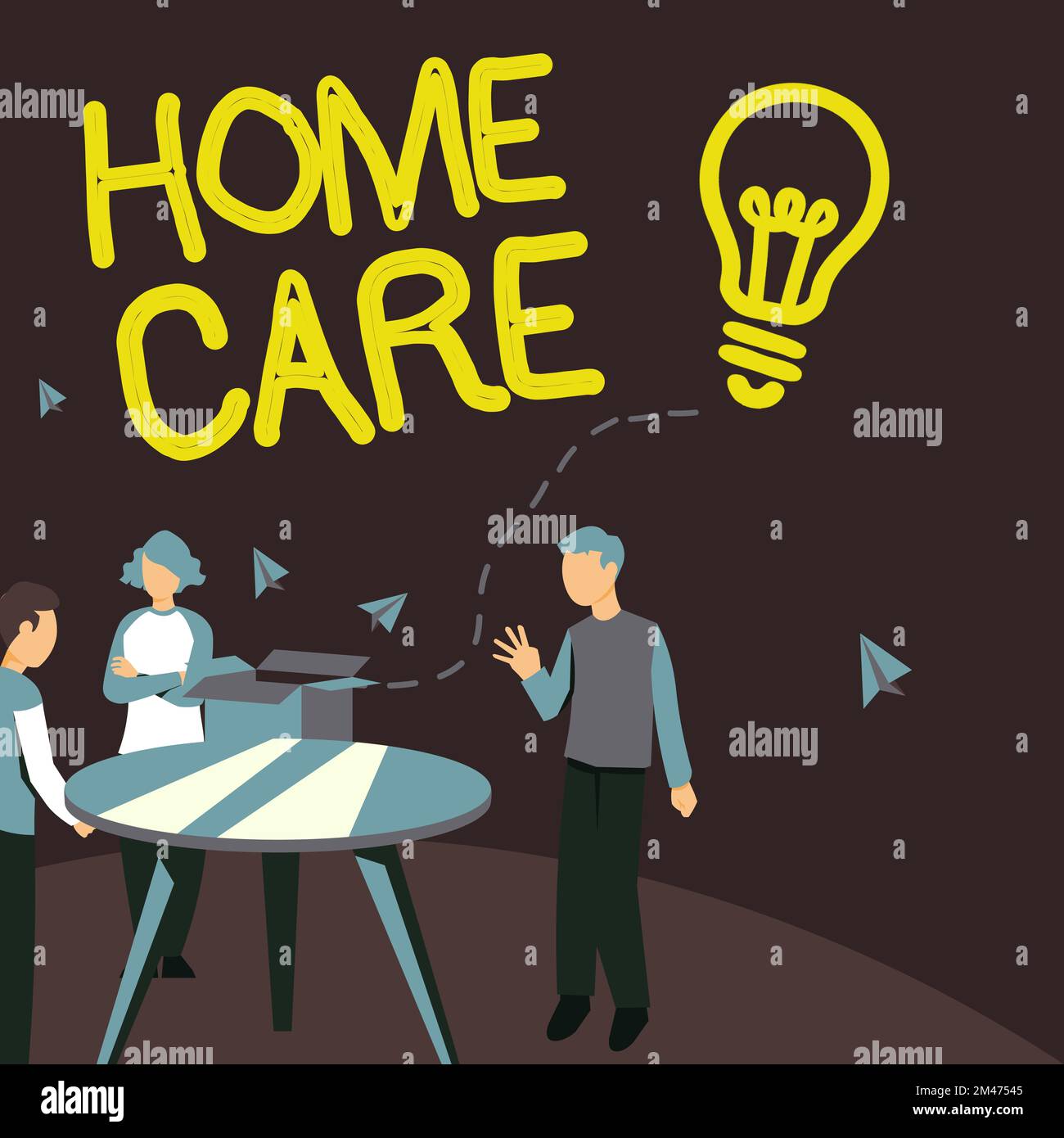 Handwriting text Home Care. Business approach Place where people can ...