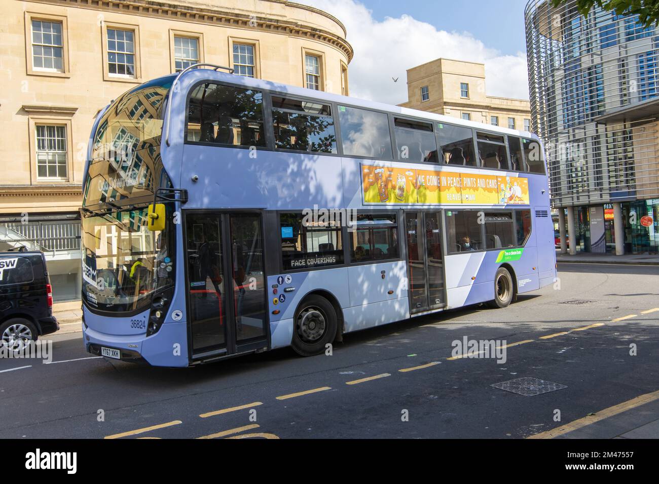 A 2017 Scania N Series NUD 4X2, Double Decker from the First Group Bus ...