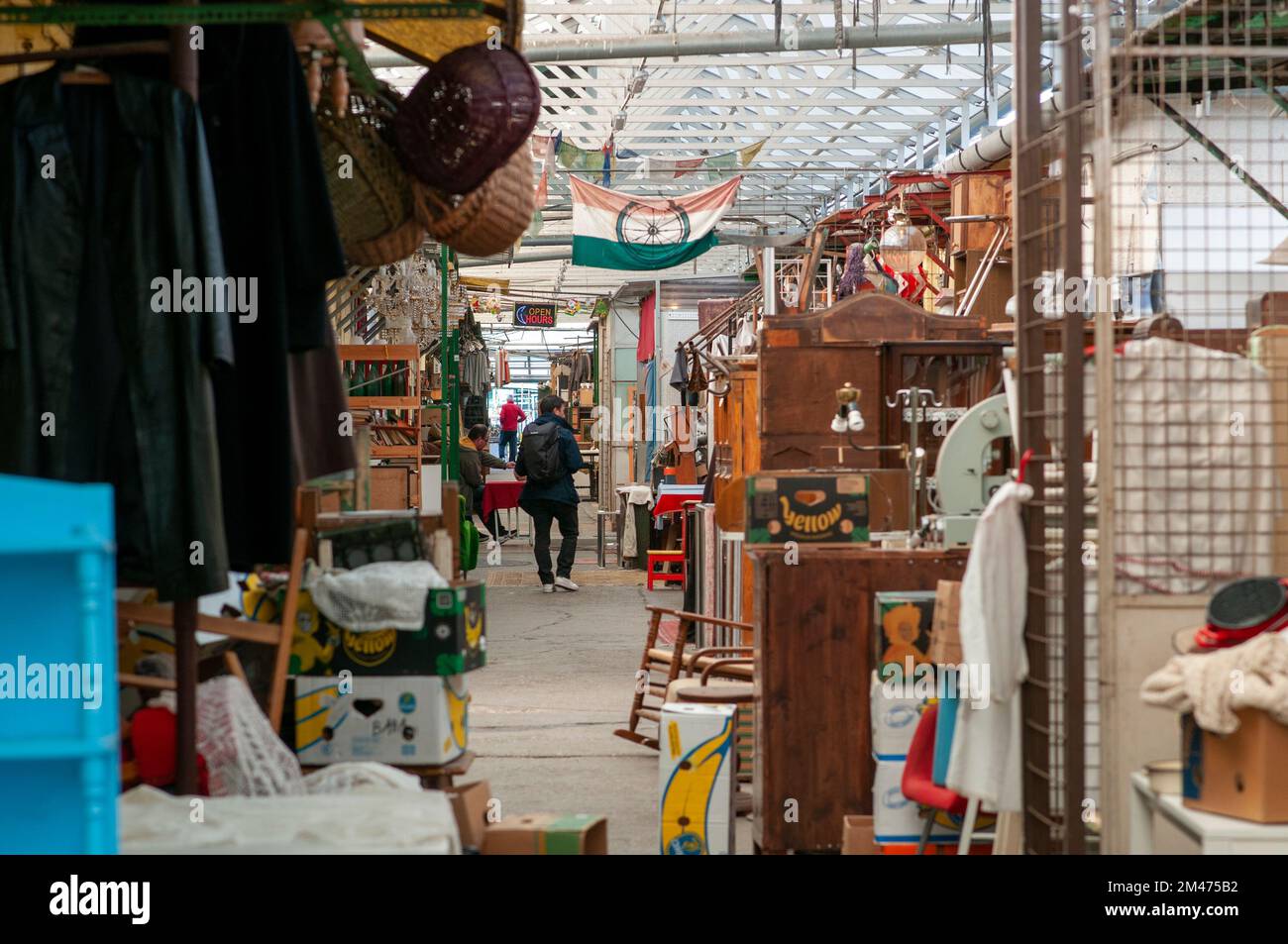 Ecseri Flea Market, the largest antique market in Budapest, Hungary ...