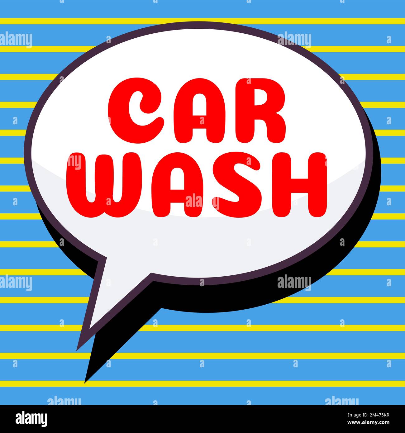 Text showing inspiration Car Wash. Concept meaning a building ...