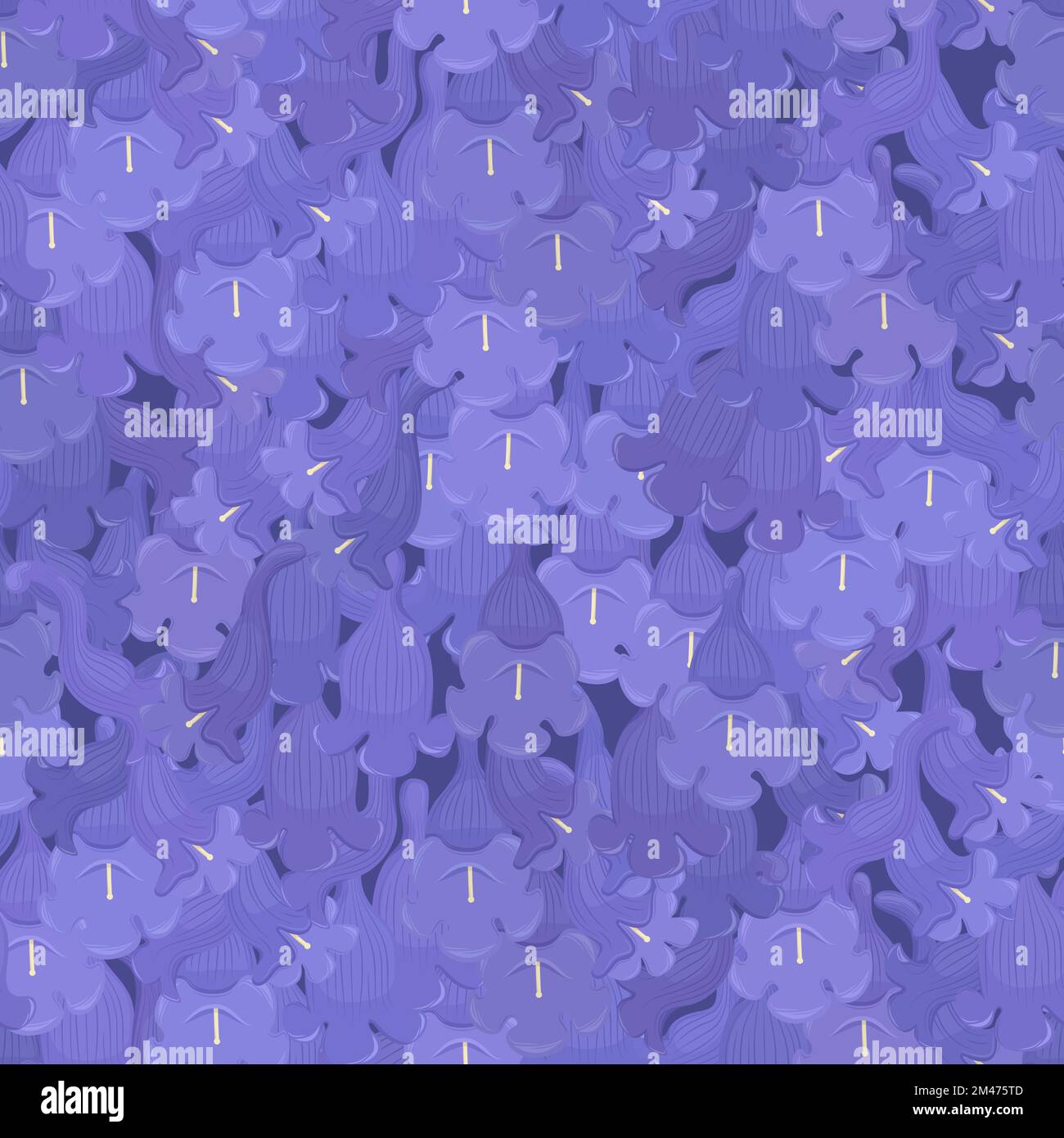 Jacaranda Mimosifolia, lilac flowers seamless pattern background ...