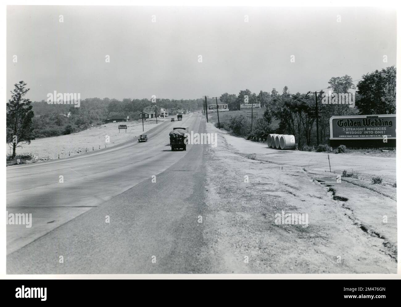 U.S. Route 1, south of Savage, Maryland, looking toward Baltimore ...