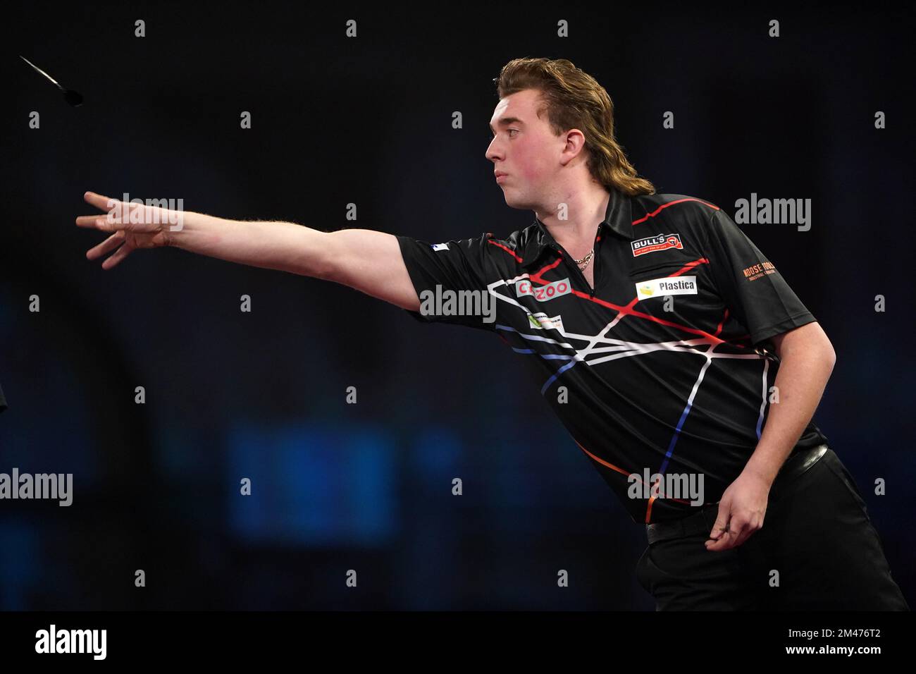 Netherlands' Danny Jansen in action against Philippines' Paolo Nebrida ...