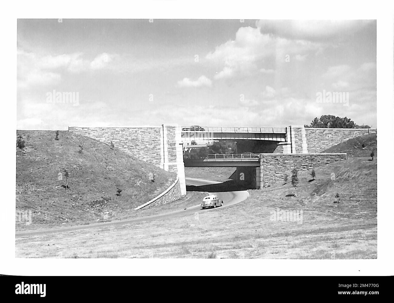 Tri-level bridge, Pentagon Road Network. Original caption: Tri-level ...