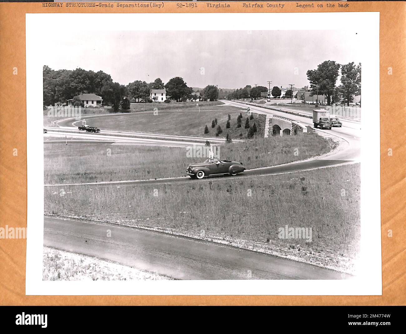 Lincolnia interchange - Route 236 ov Shirley Highway. Original caption ...