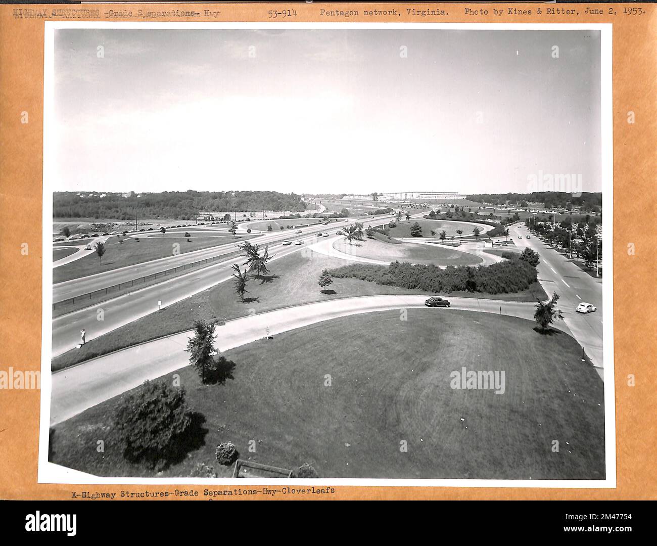 Pentagon network, Virginia. Original caption: Photo by Kines and Ritter ...