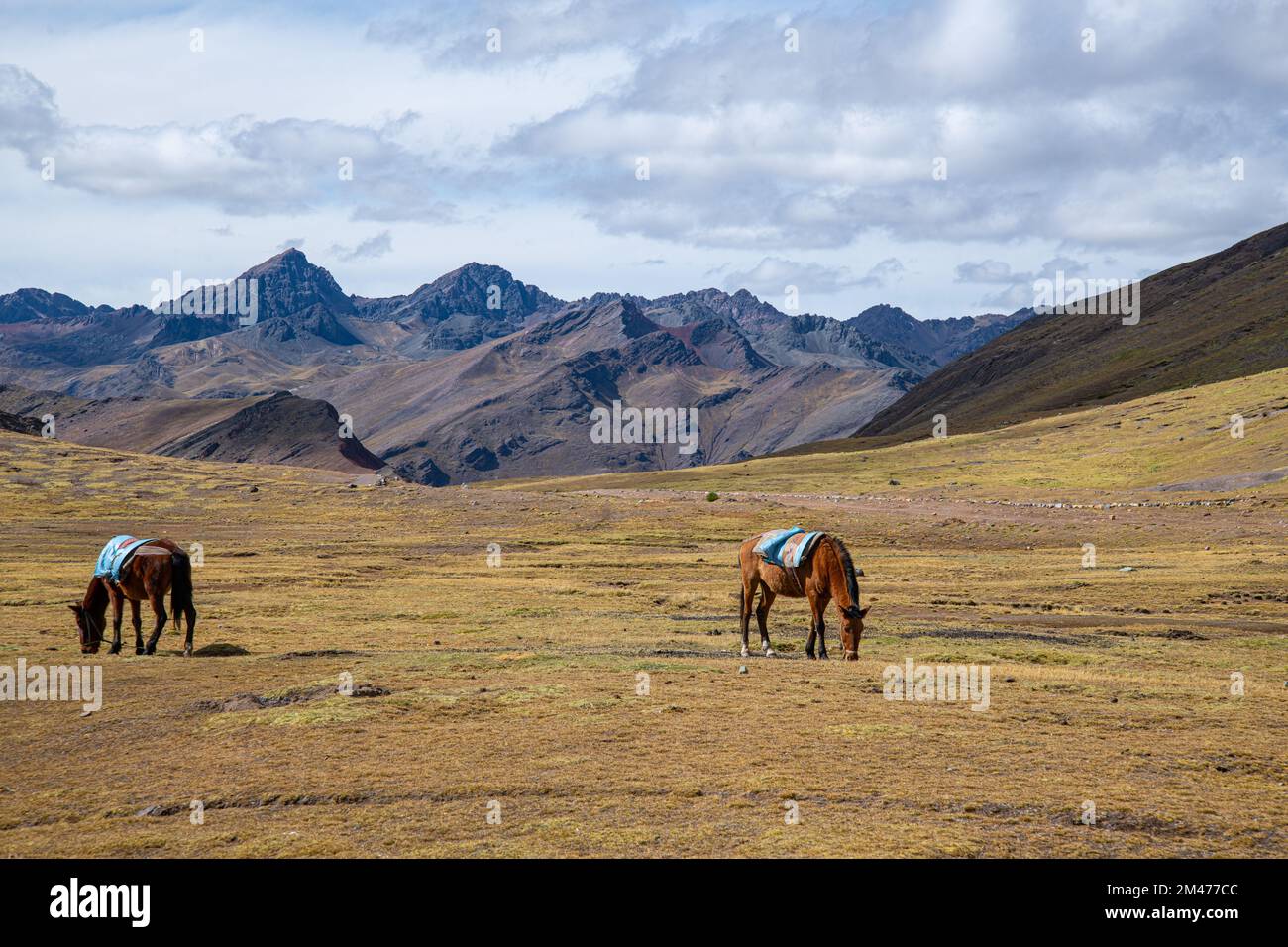 Vinikunka Rainbow seven colors mountain range due to the minerals of ...