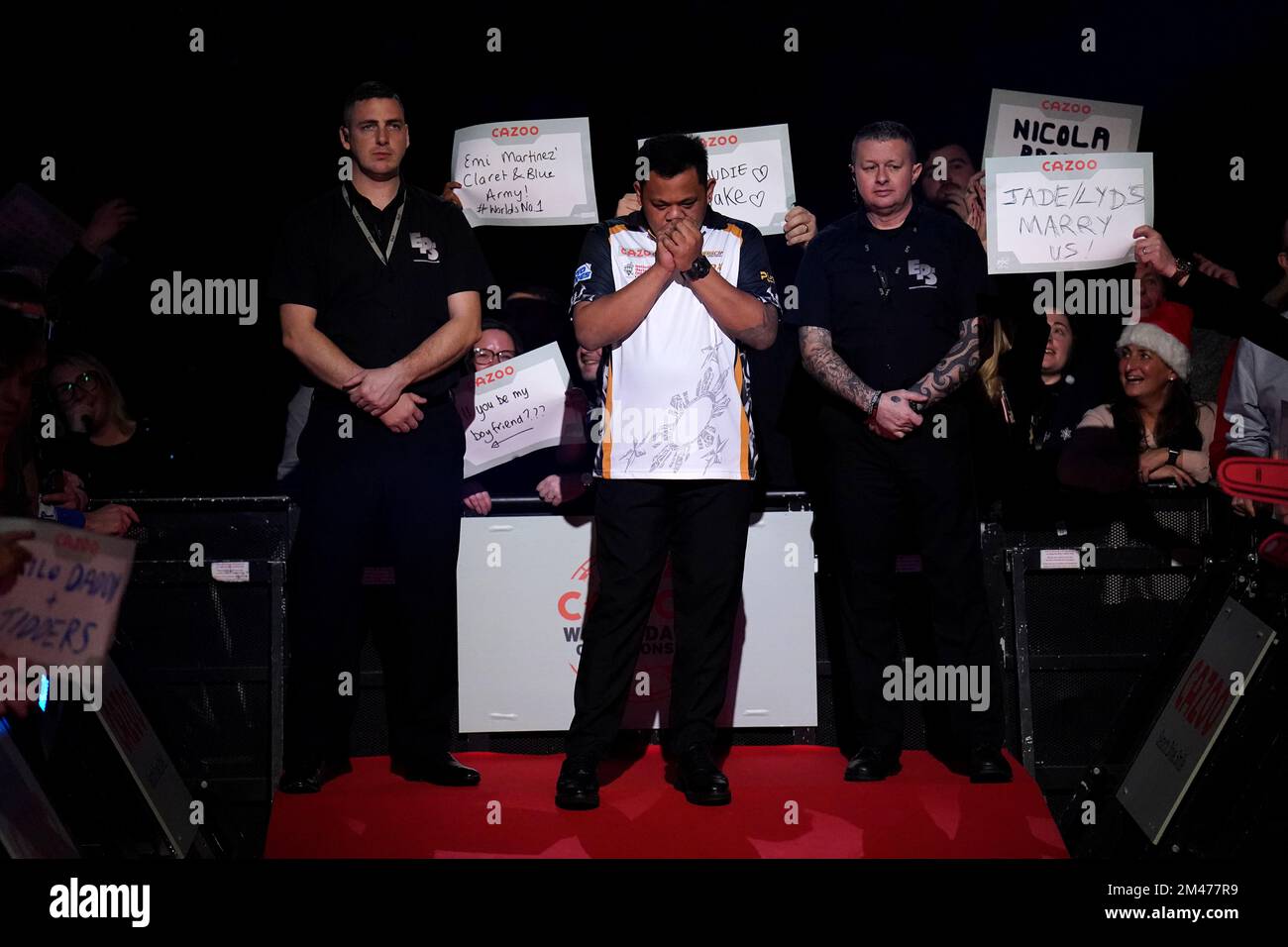 Philippines' Paolo Nebrida prepares to walk out before playing ...