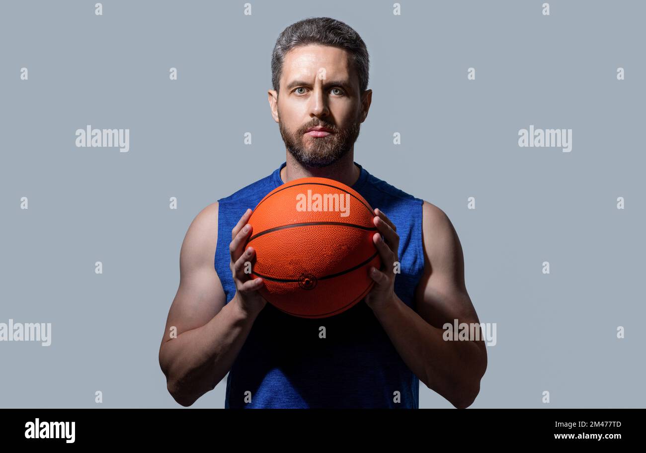 athlete man basketball player in studio. photo of athlete man ...