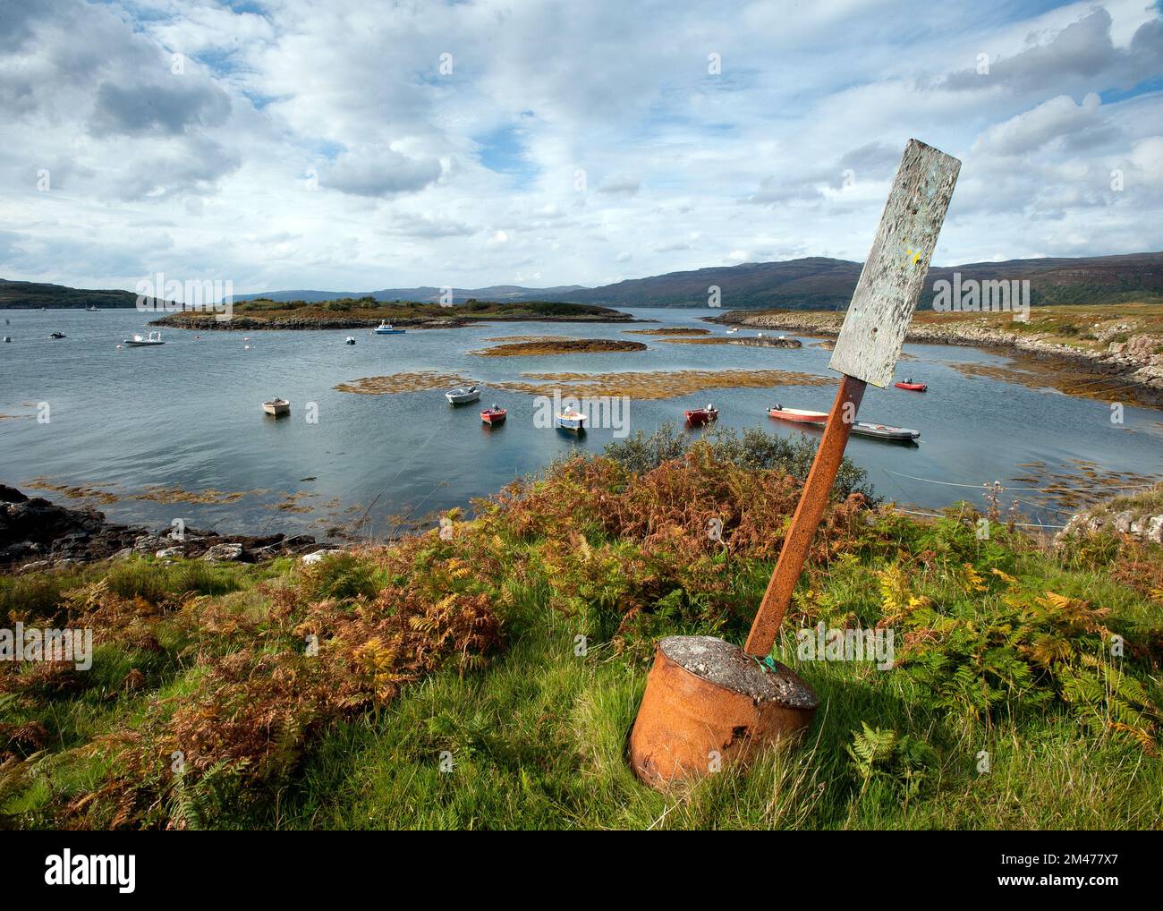 Mooring at Ulva Ferry, Isle of Mull, Scotland Stock Photo - Alamy