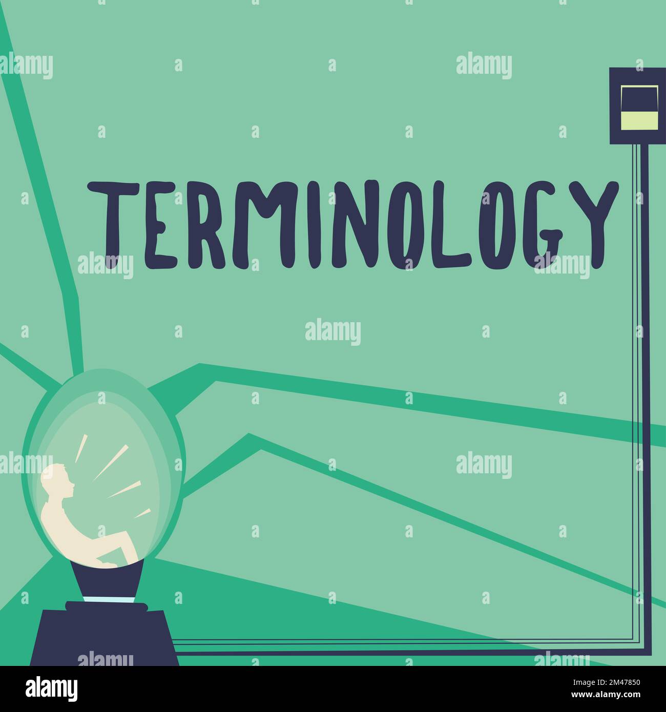 Text showing inspiration Terminology. Business showcase Terms used with ...