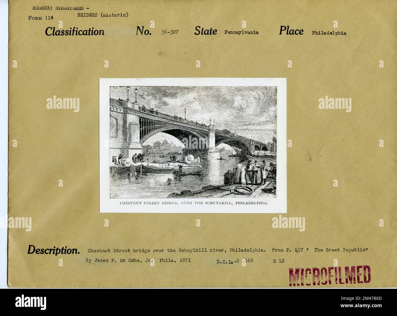 Chestnut Street bridge over the Schuylkill river, Philadelphia ...