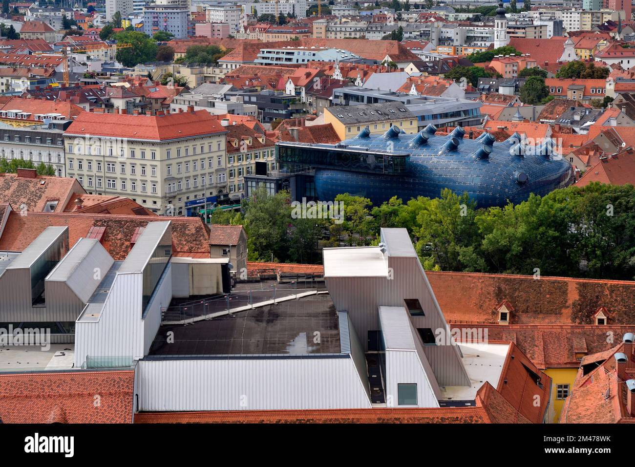 Austria, UNESCO world heritage site city of Graz, capital of Styria ...