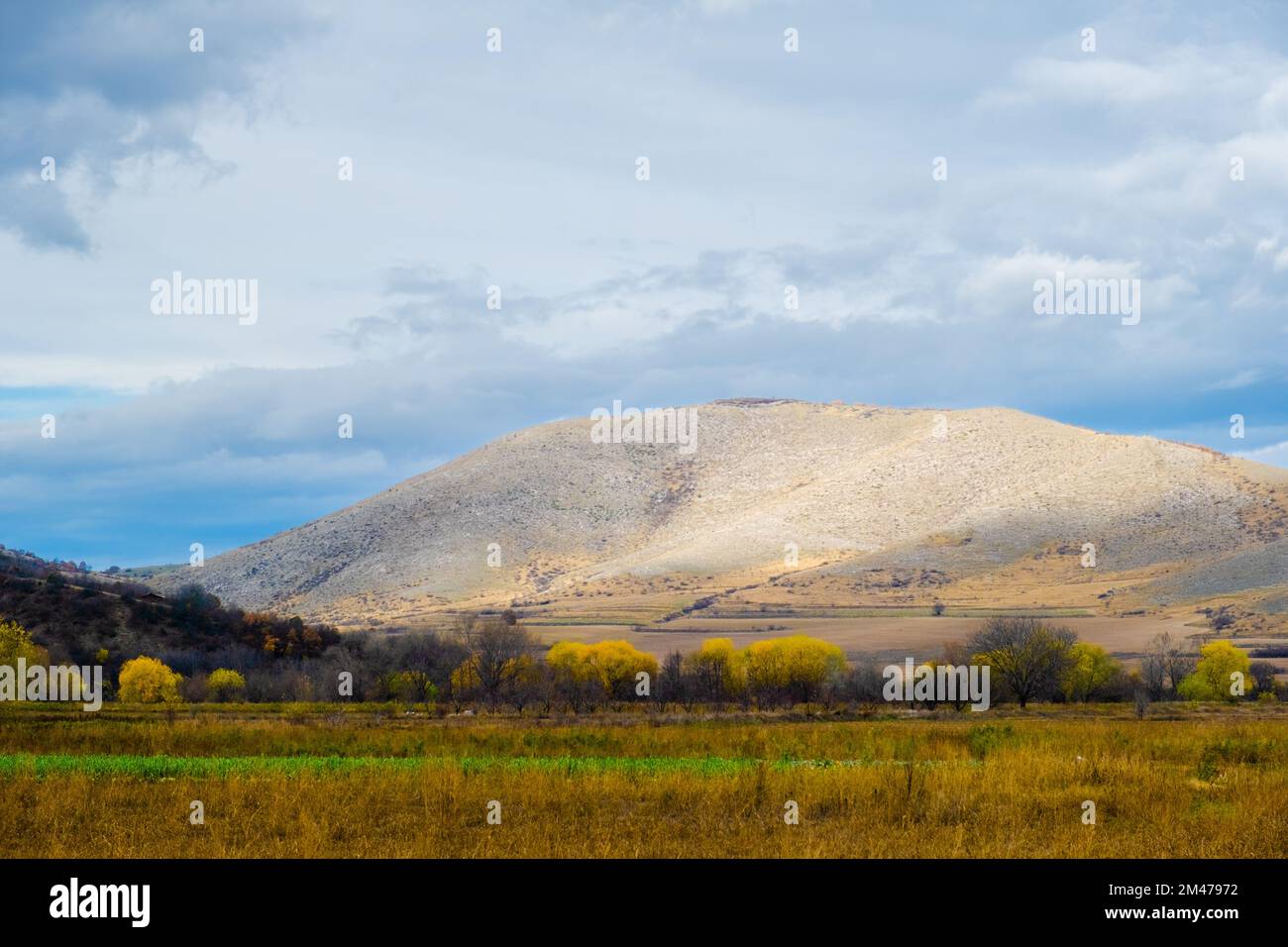 Amazing view of Magnificent autumn carpet in The Rhodope mountains ...