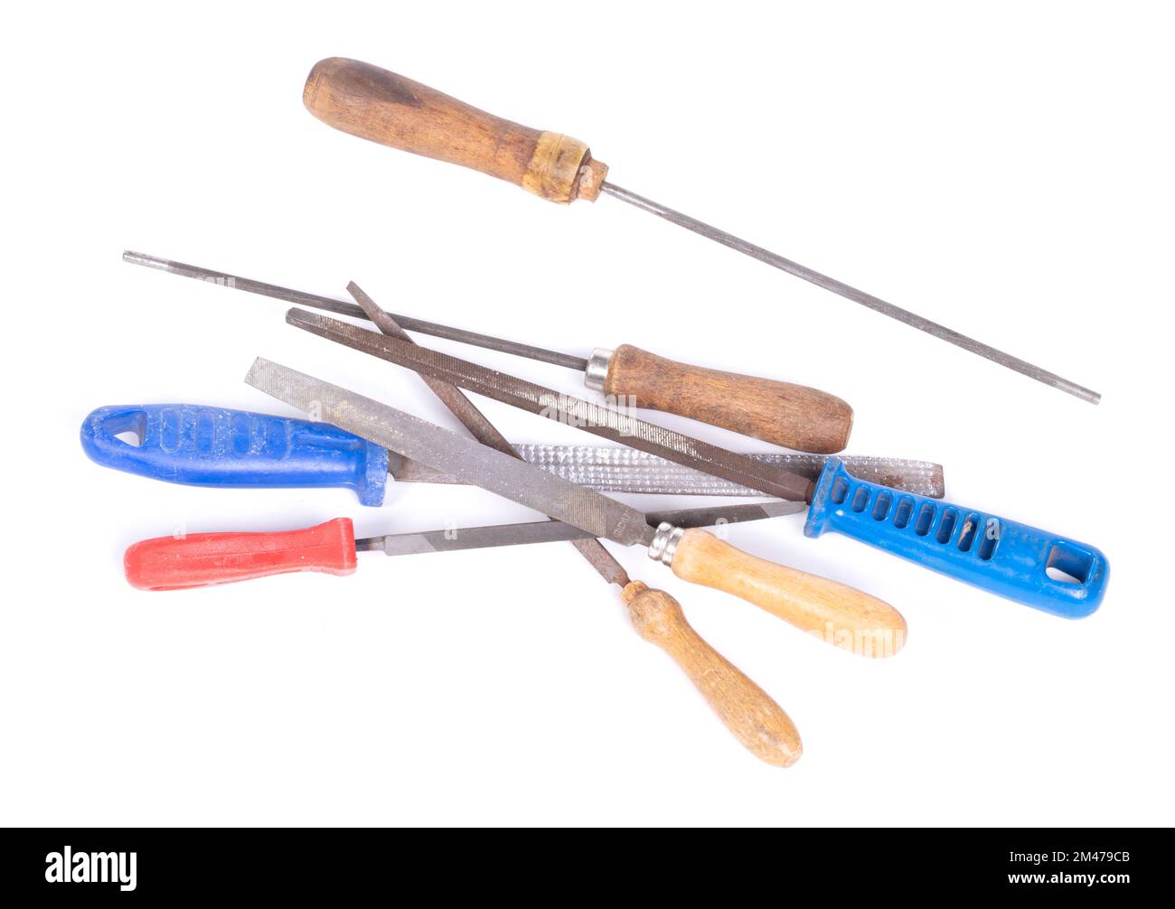 Old files on a white background, collection Stock Photo - Alamy