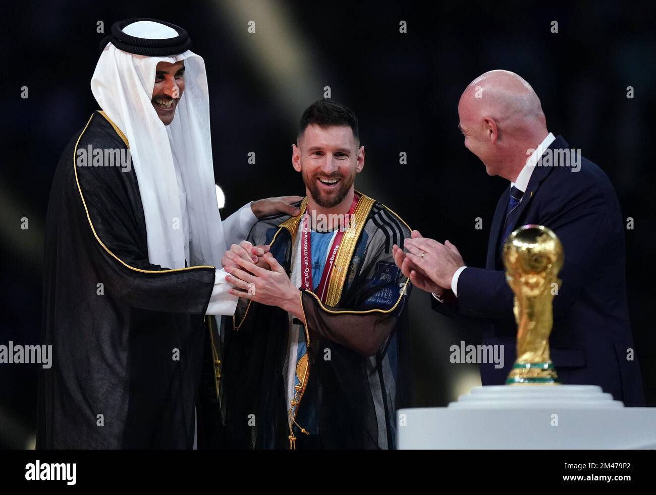 Emir of Qatar, Sheikh Tamim bin Hamad Al Thani dresses Argentina's ...