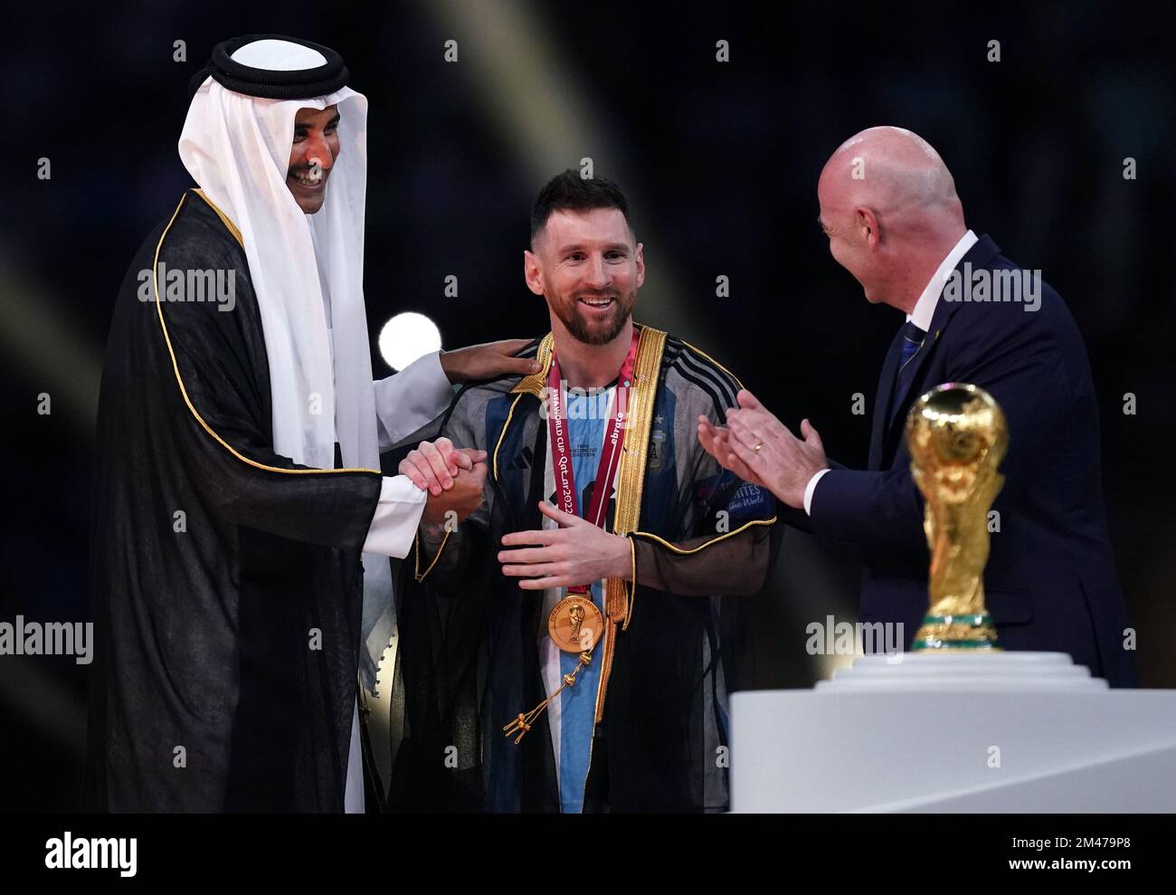 Emir of Qatar, Sheikh Tamim bin Hamad Al Thani dresses Argentina's ...