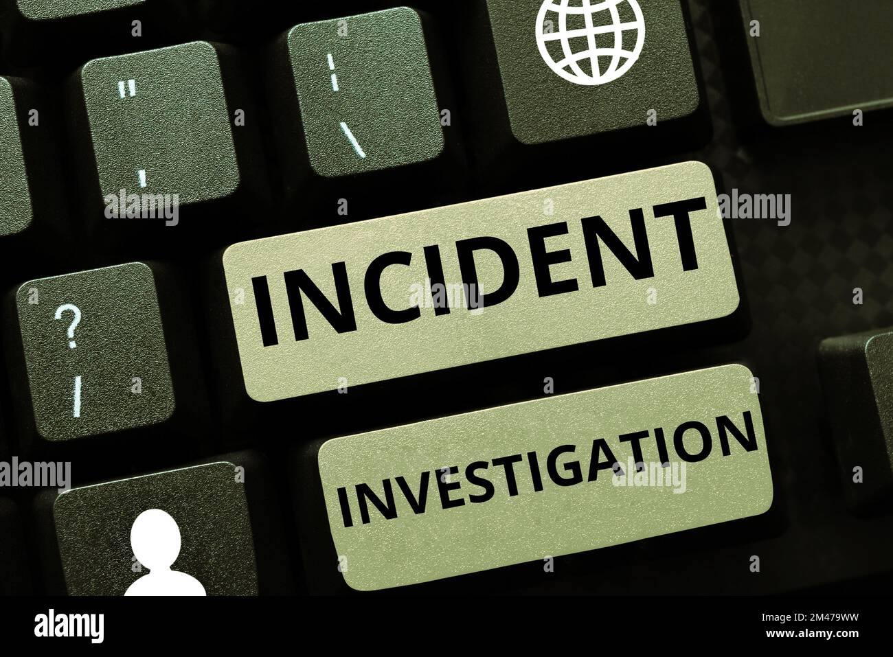 Inspiration showing sign Incident Investigation. Business idea responsible for the integrity of ...
