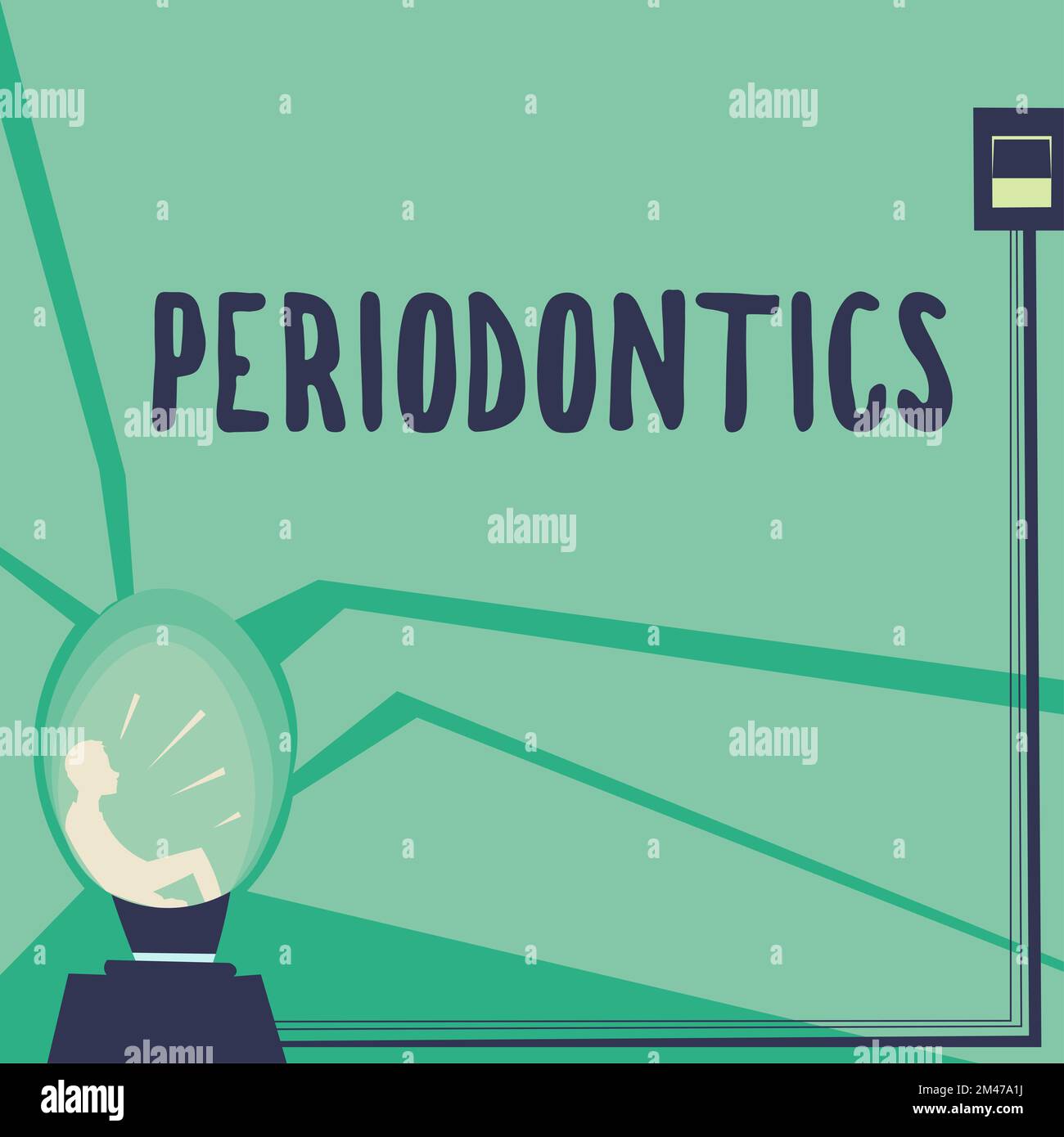 Writing displaying text Periodontics. Word for a branch of dentistry ...