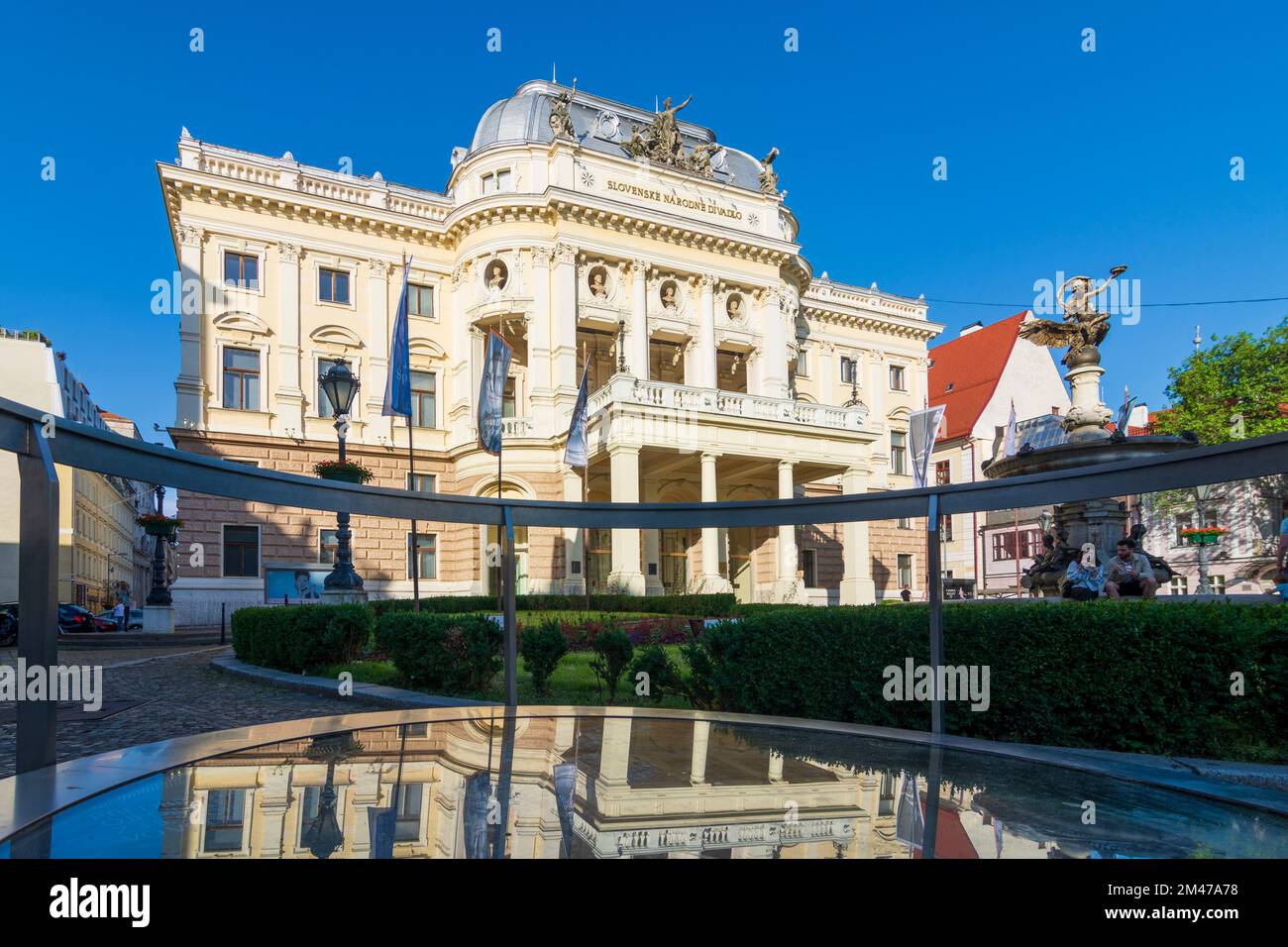 Bratislava (Pressburg): Slovak National Theater (Slovenske narodne ...