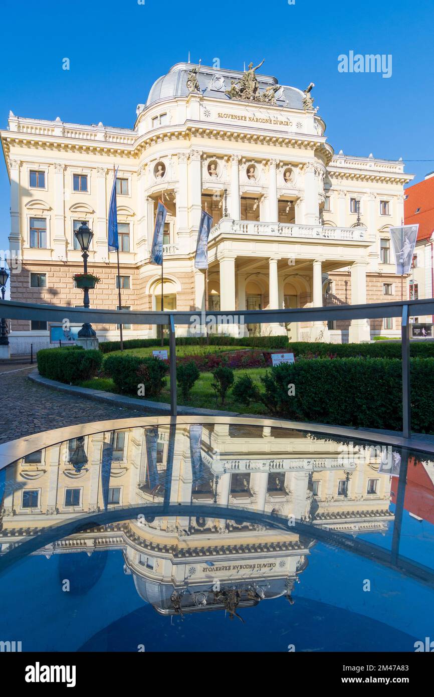 Bratislava (Pressburg): Slovak National Theater (Slovenske narodne ...