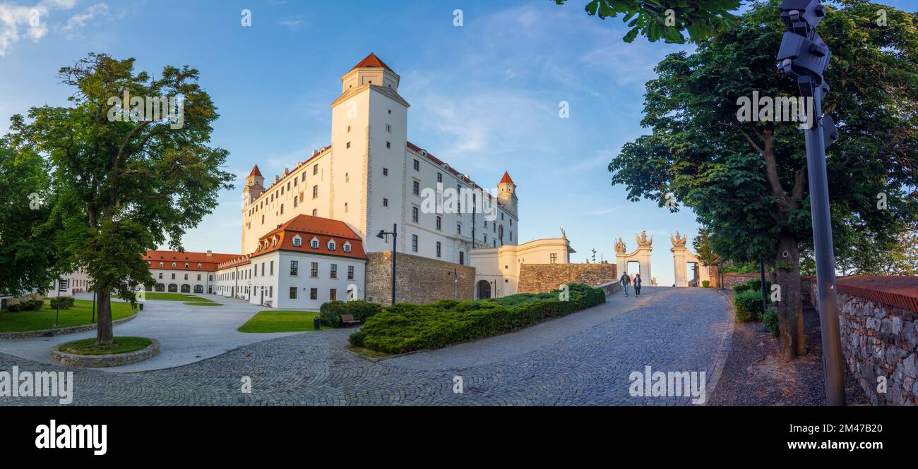 Bratislava (Pressburg): Bratislava Castle (Bratislavsky hrad) in ...