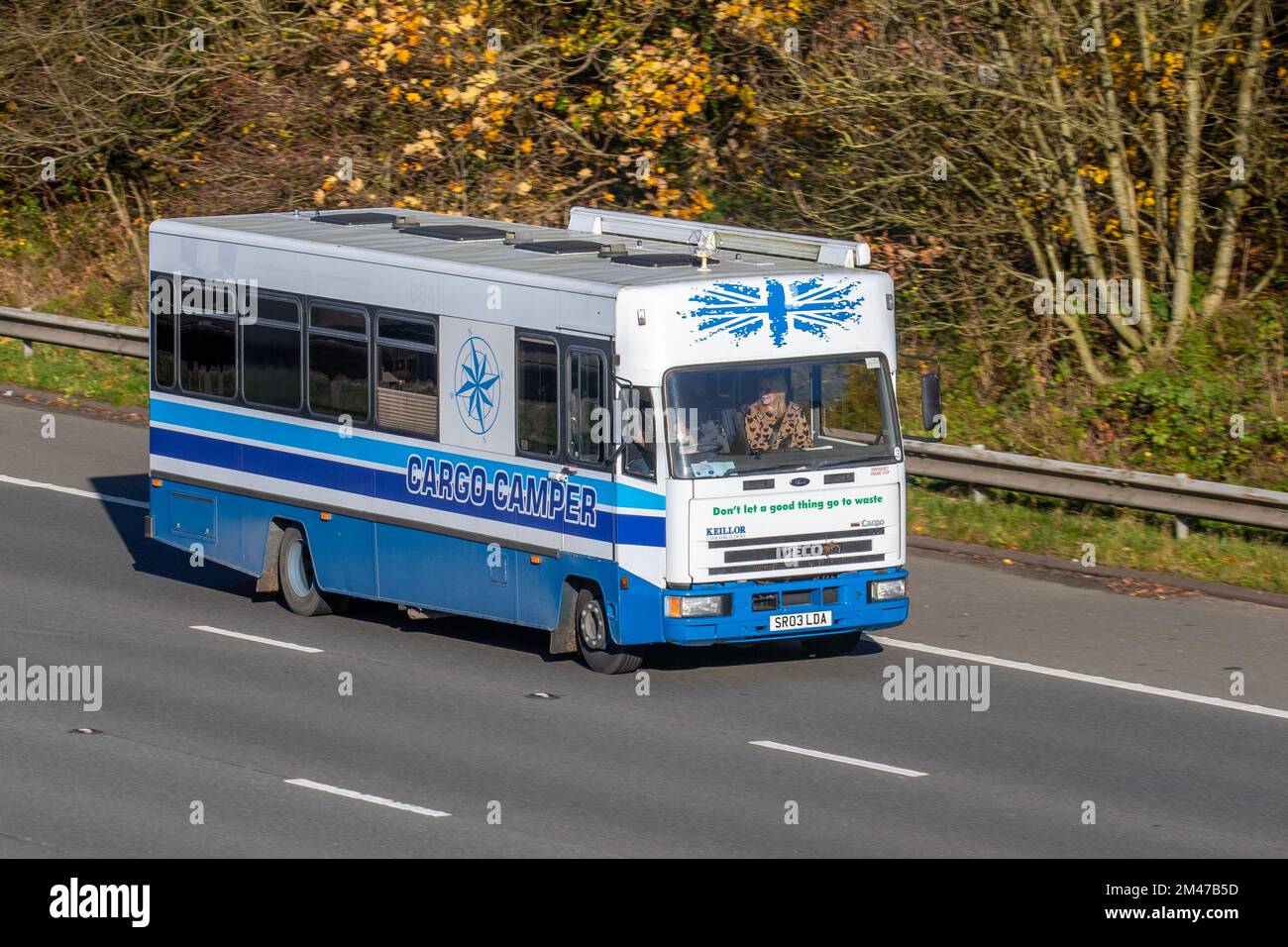 2003 Blue White IVECO FORD CARGO CAMPER, 5861cc, Caravans and ...