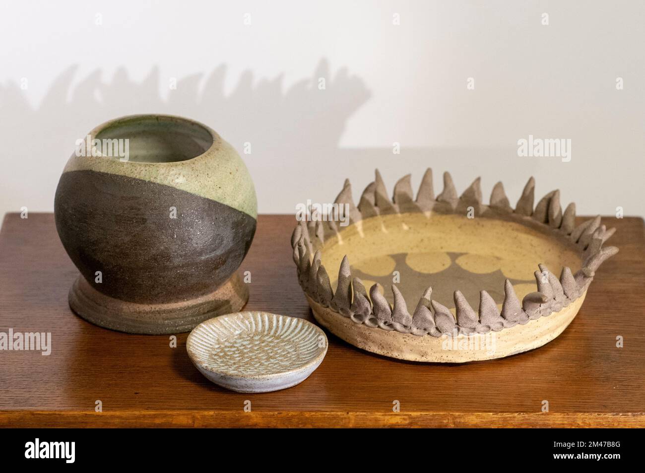 Hand made pottery Stock Photo - Alamy