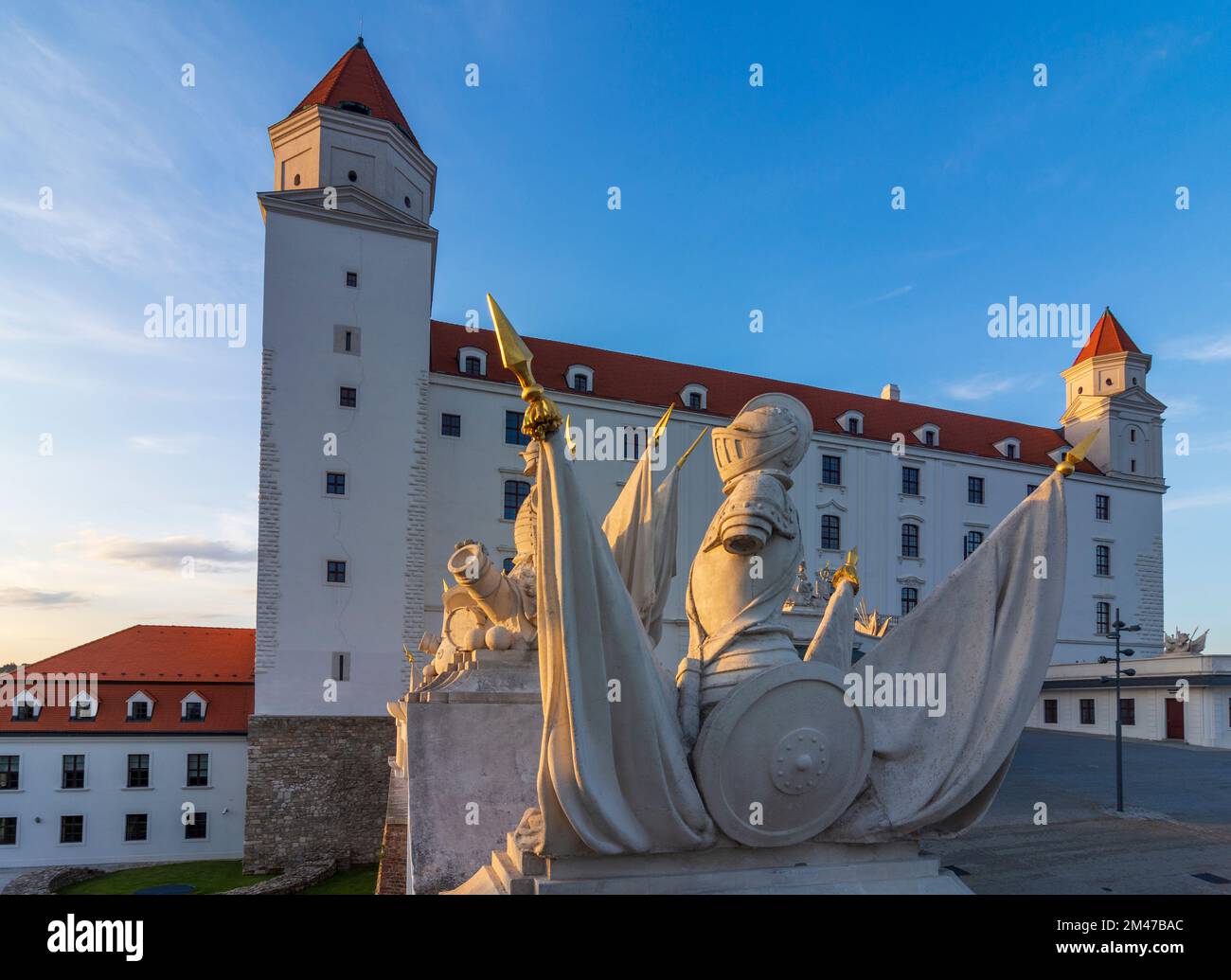 Bratislava (Pressburg): Bratislava Castle (Bratislavsky hrad) in ...
