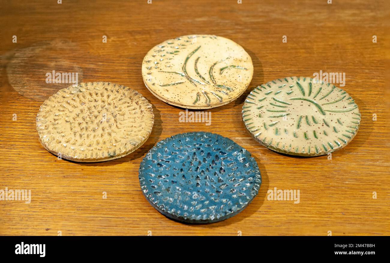 Hand made pottery Stock Photo - Alamy