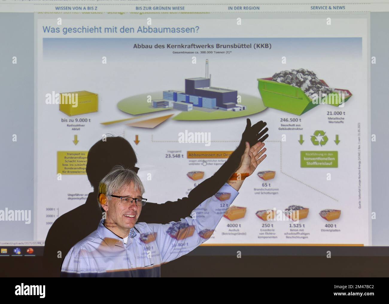 19 December 2022, Schleswig-Holstein, Brunsbüttel: Ingo Neuhaus ...