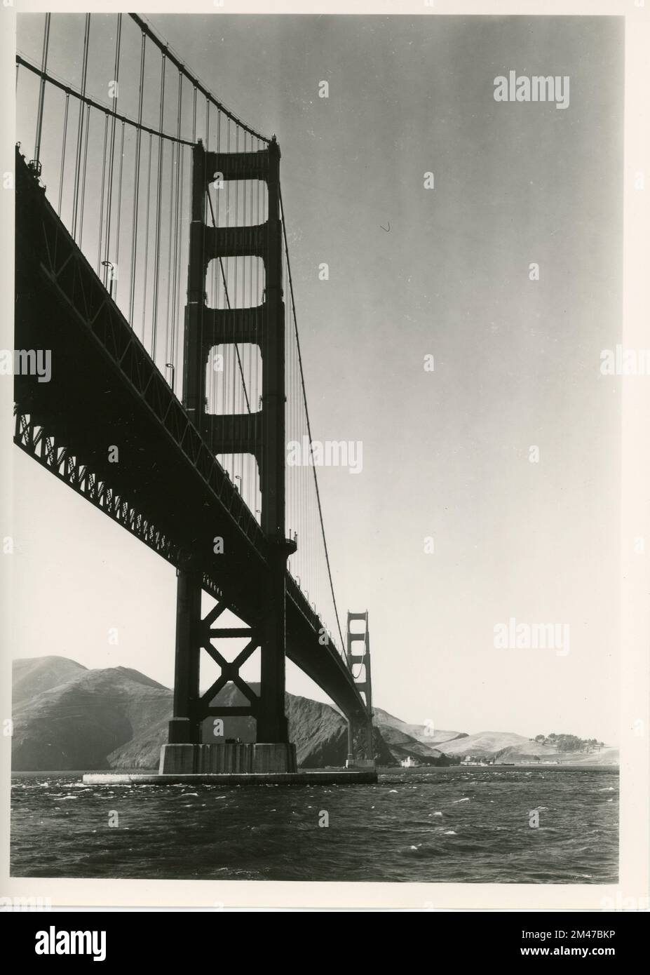 San Francisco Bridge, Golden Gate Bridge, California. Original caption ...
