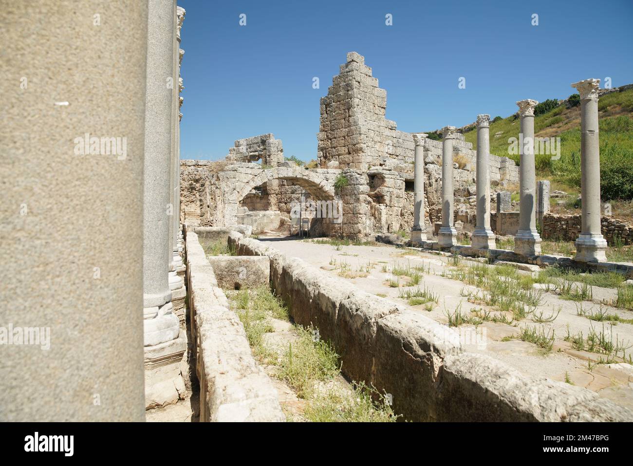 Perge Ancient City in Antalya City, Turkiye Stock Photo - Alamy