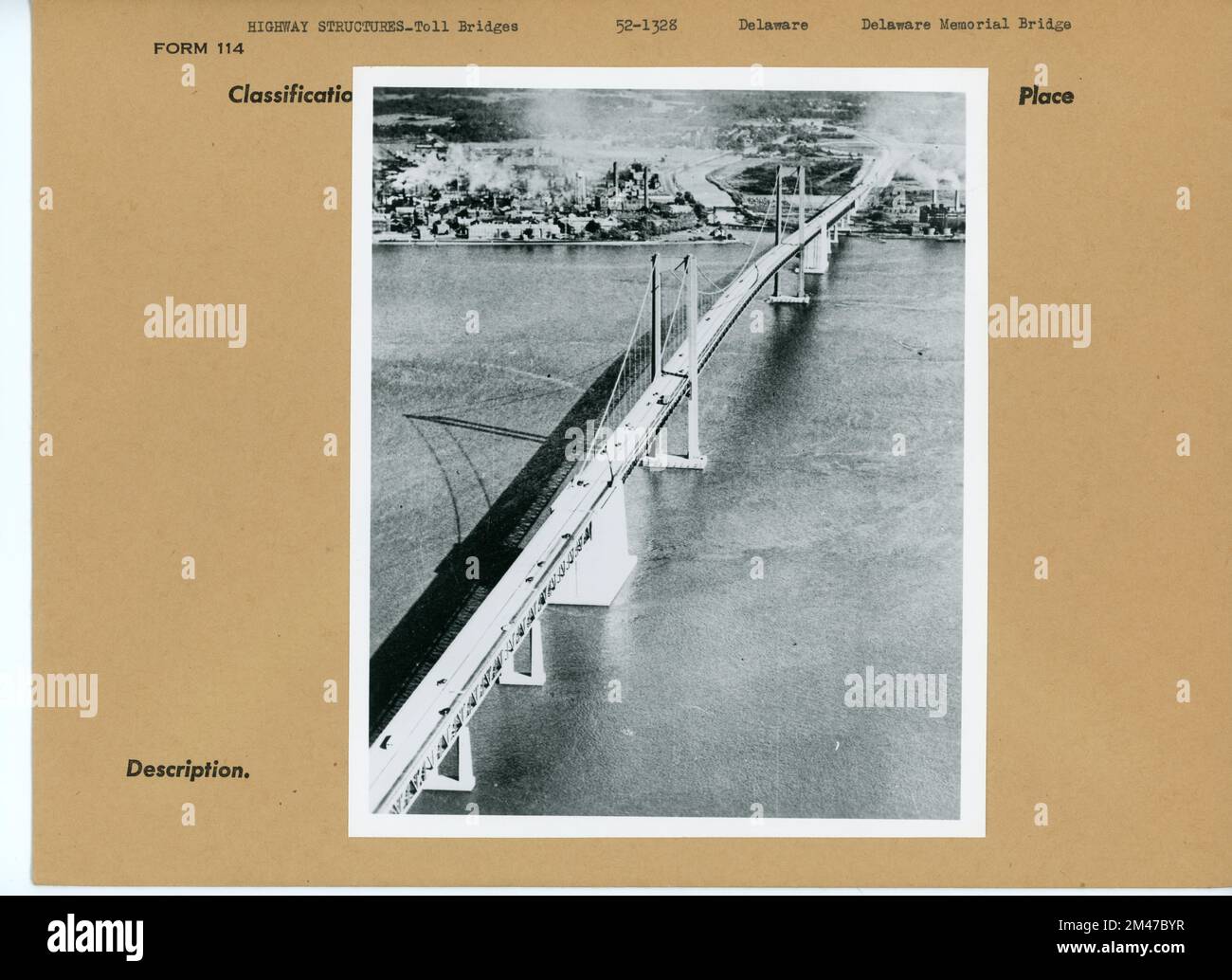 Delaware Memorial Bridge. State: Delaware Stock Photo - Alamy