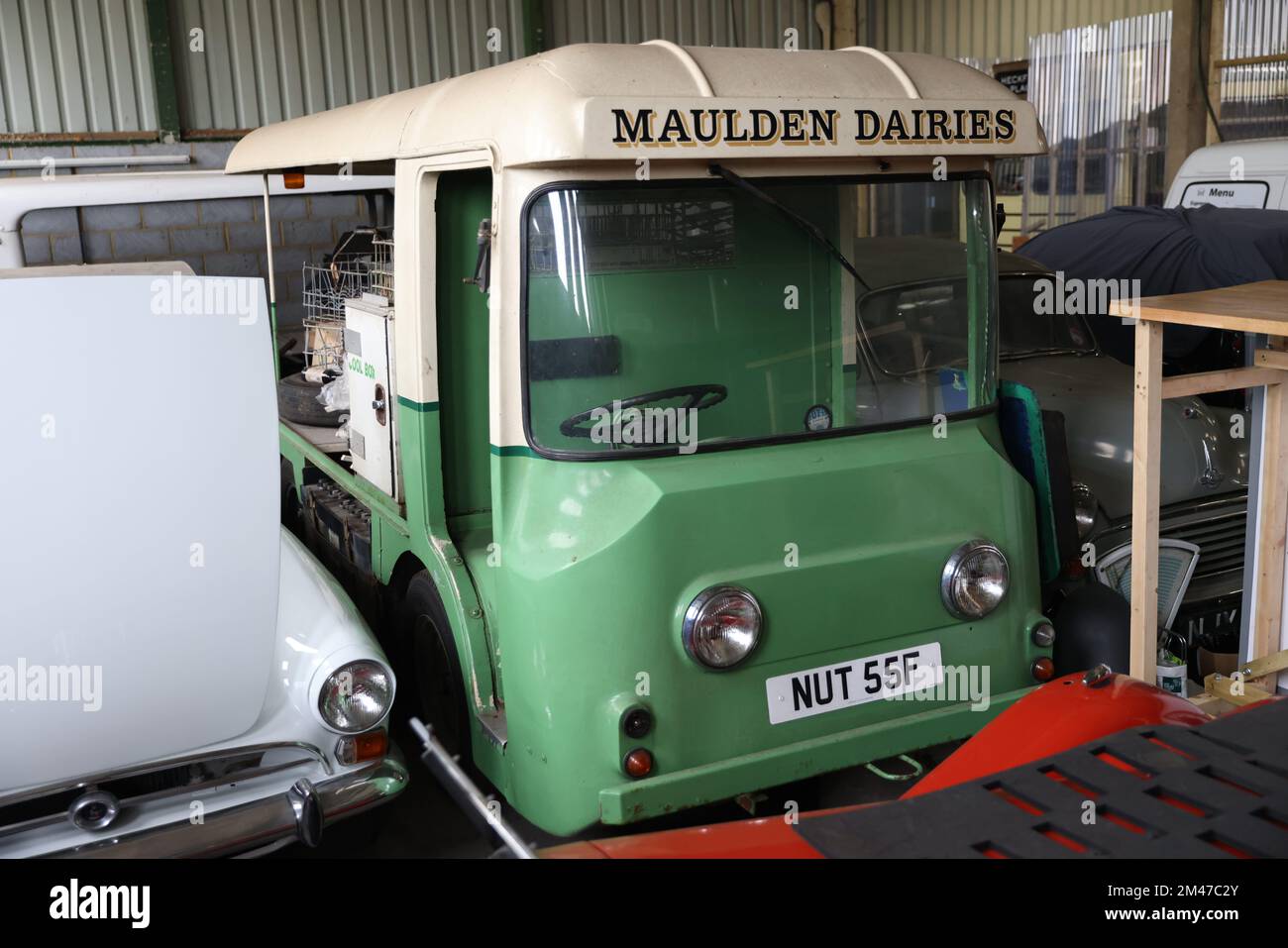 Geoff Hall and his 15-strong collection of electric milk floats from ...