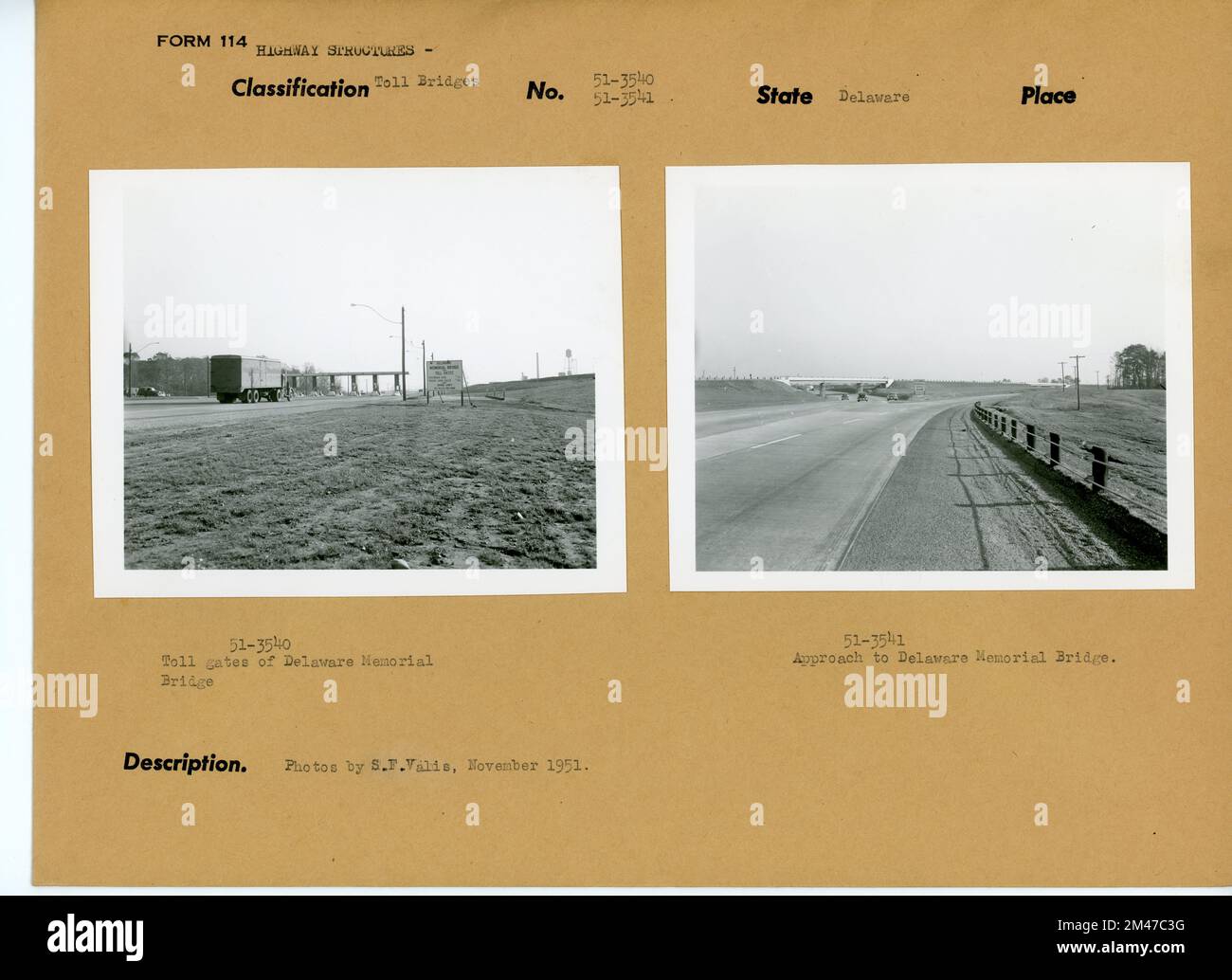 Toll gates of Delaware Memorial Bridge, Approach to Delaware Memorial ...