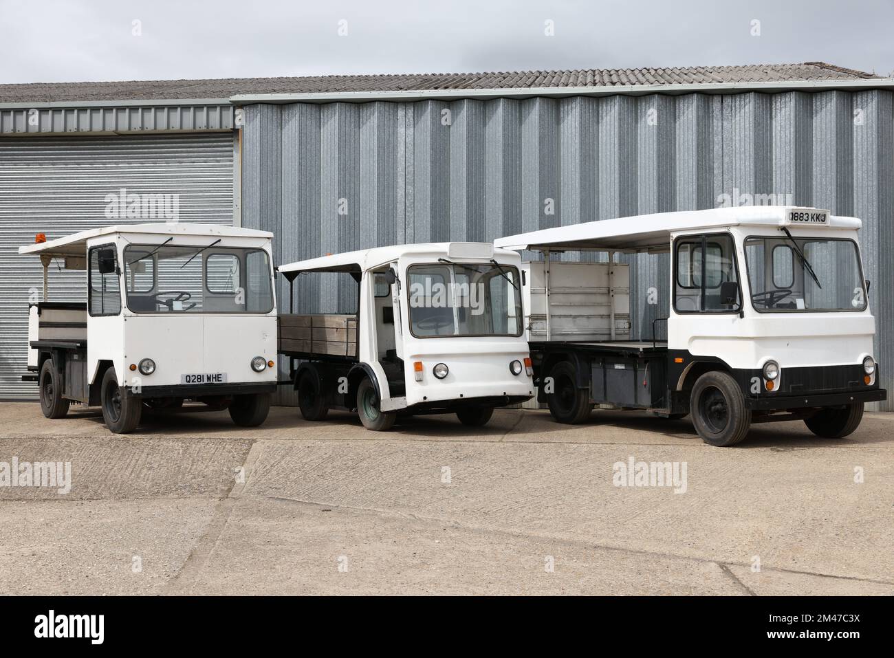 Geoff Hall and his 15-strong collection of electric milk floats from ...