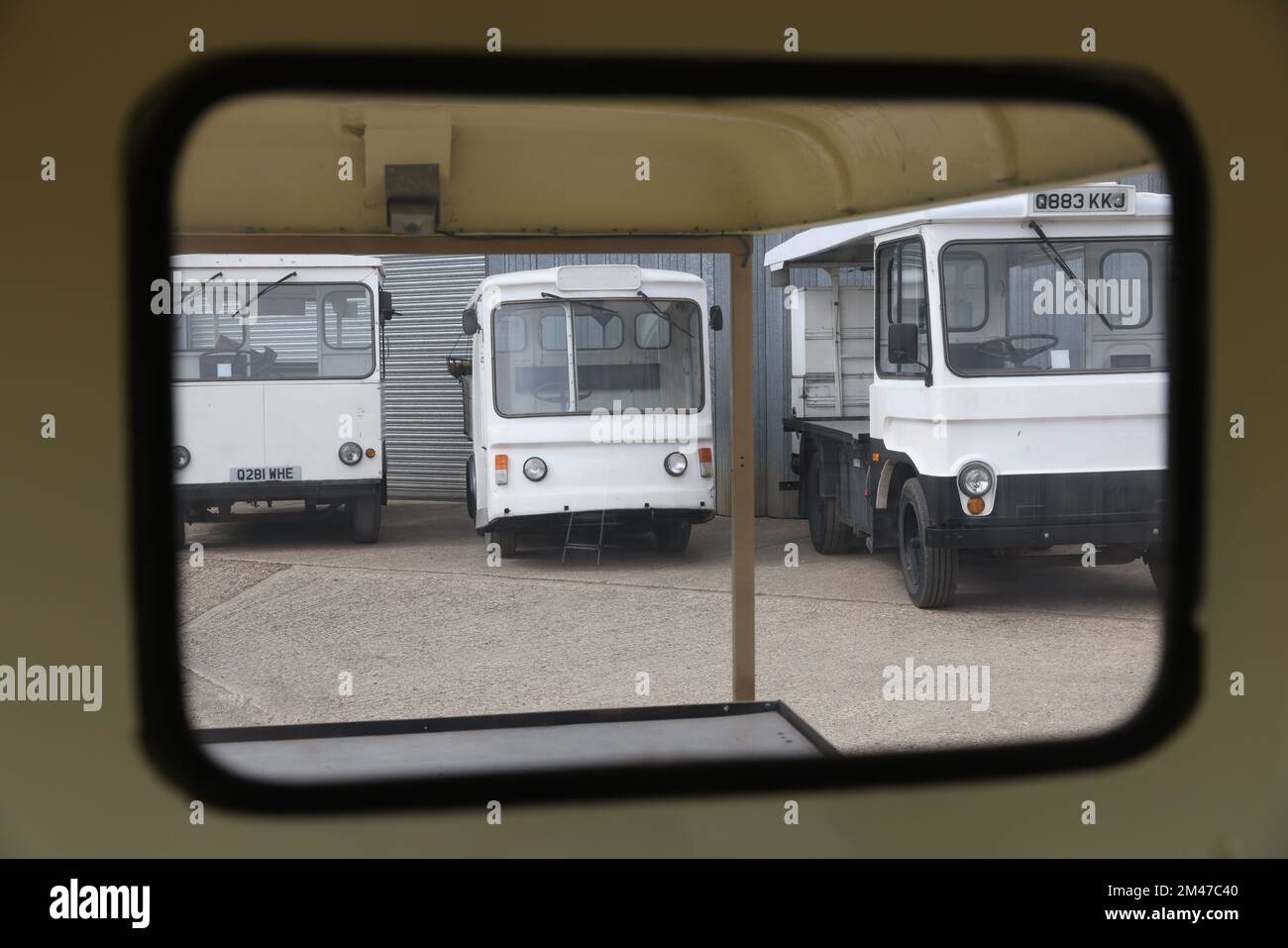 Geoff Hall and his 15-strong collection of electric milk floats from ...