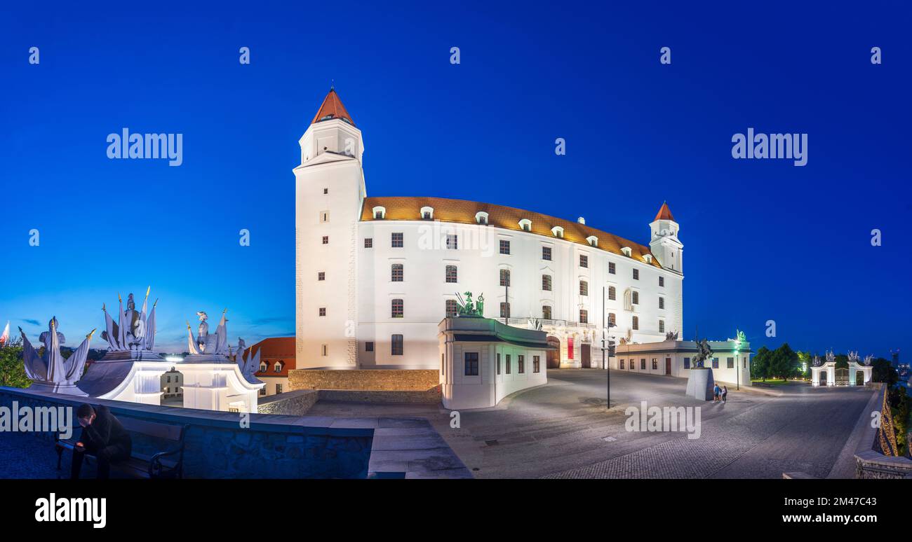 Bratislava (Pressburg): Bratislava Castle (Bratislavsky hrad) in ...
