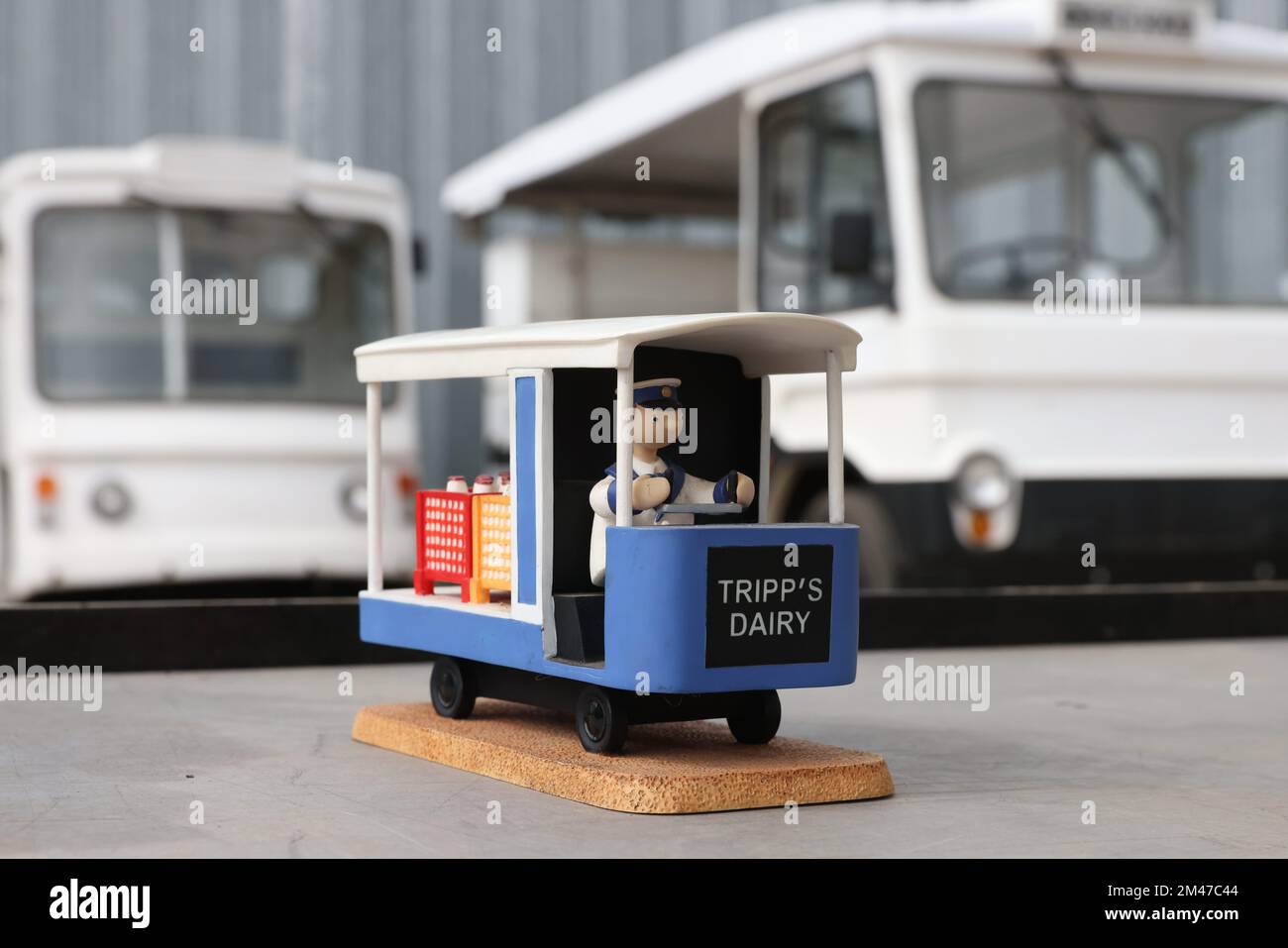 Geoff Hall and his 15-strong collection of electric milk floats from ...