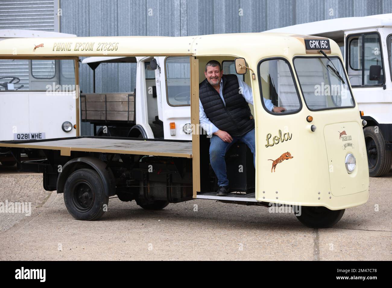 Geoff Hall and his 15-strong collection of electric milk floats from ...