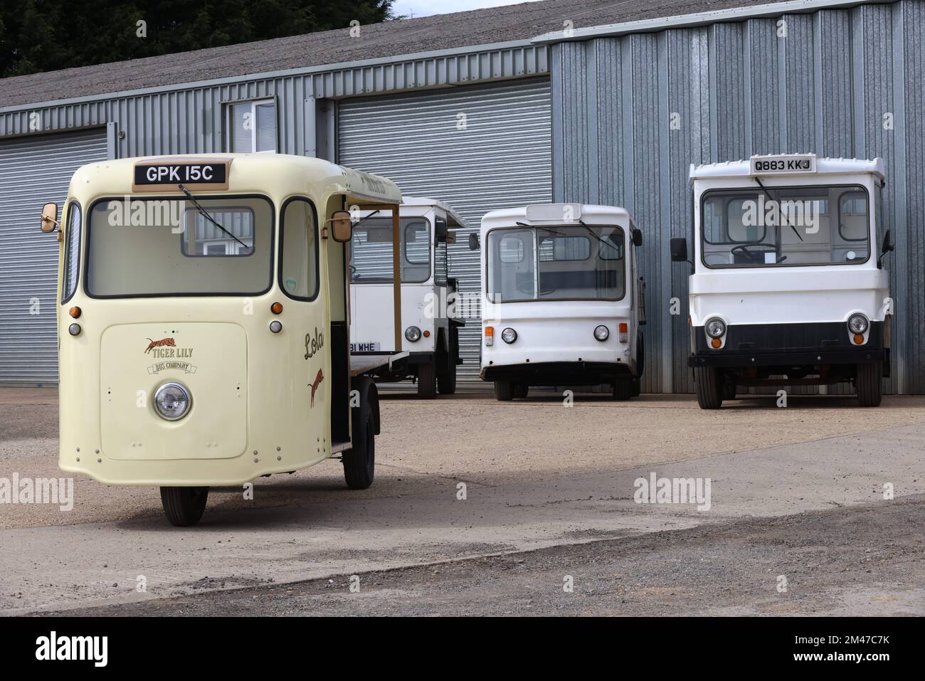 Geoff Hall and his 15-strong collection of electric milk floats from ...