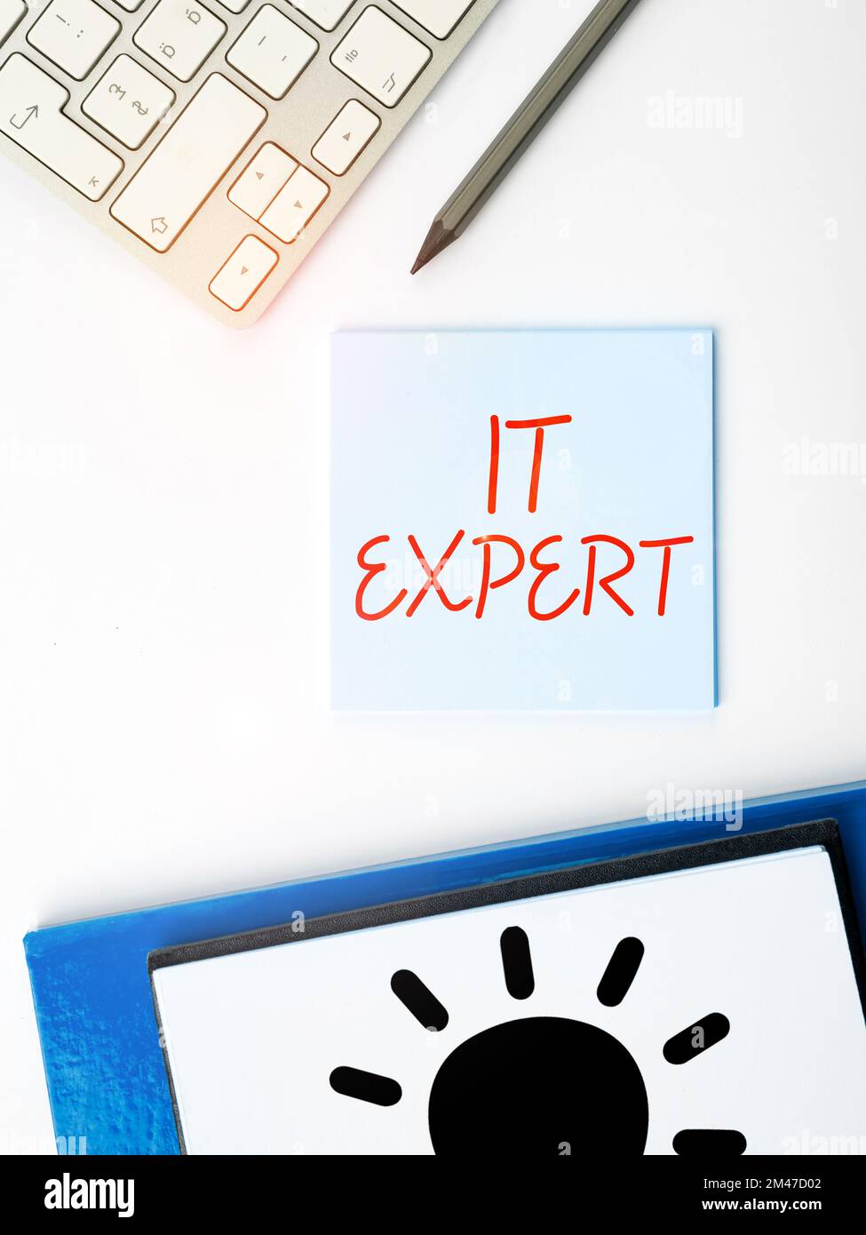 Hand writing sign It Expert. Word Written on person with a high level ...