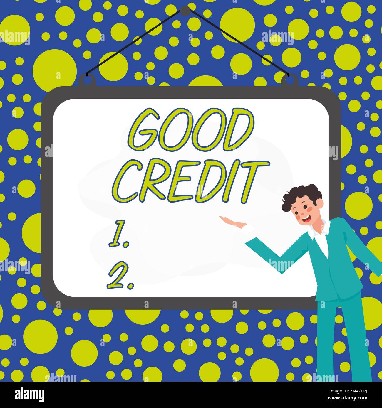 Writing displaying text Good Credit. Business idea borrower has a ...