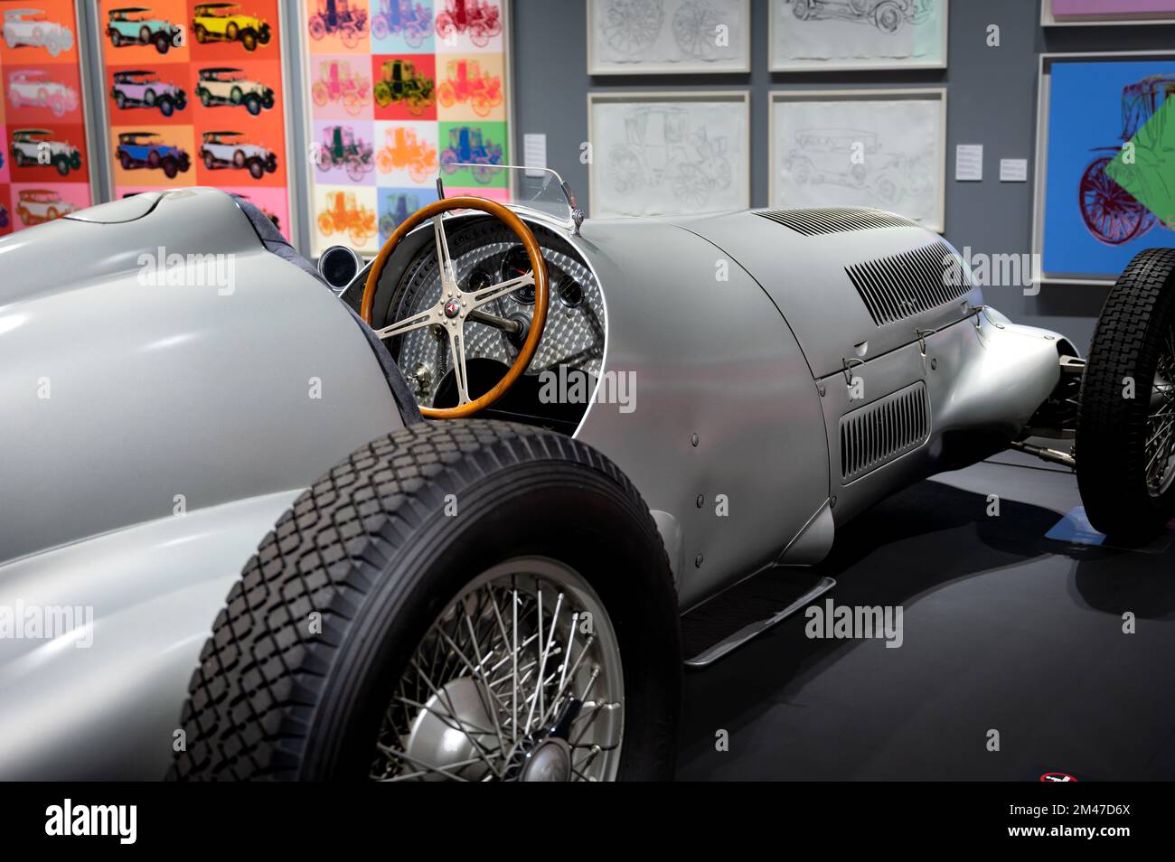 historic racing car 1937 Mercedes Benz W125 Grand Prix Car Stock Photo ...