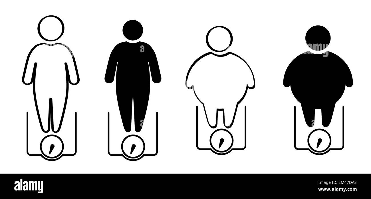 Diet scale or weighing scale. Balance concept. Bathroom weight scale ...