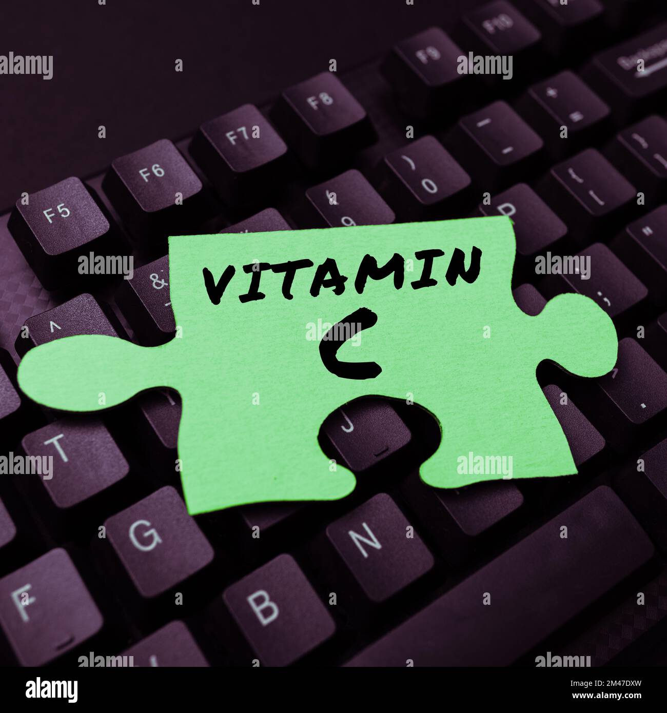 Sign displaying Vitamin C. Business showcase it promotes healing and ...